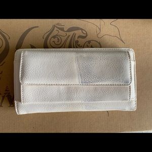unknown | Bags | White Wallet Stained | Poshmark